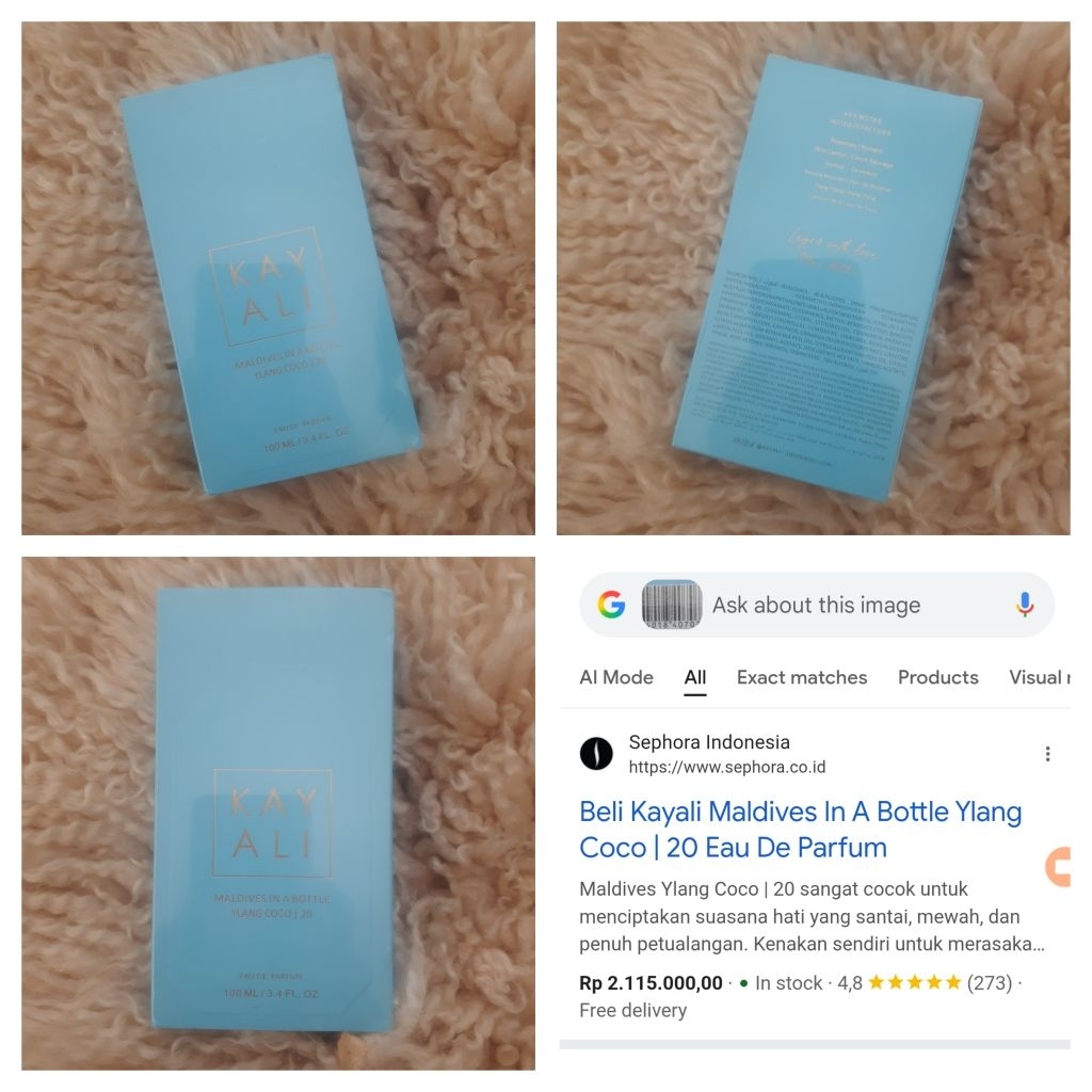 Jual PARFUM KAY*LI MALDIVES ORI (ORI SEPHORA) | Shopee Indonesia