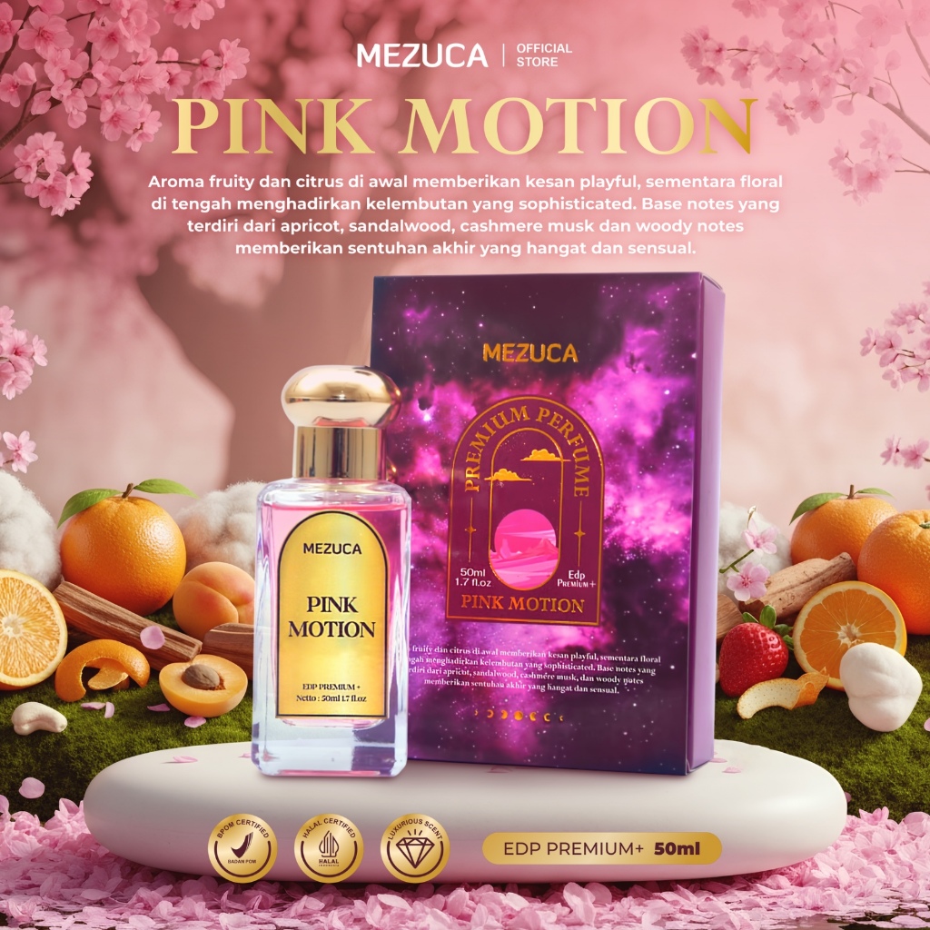 Jual MEZUCA Perfume Pink Motion EDP Premium 50mL Eau de Parfum Wangi ...