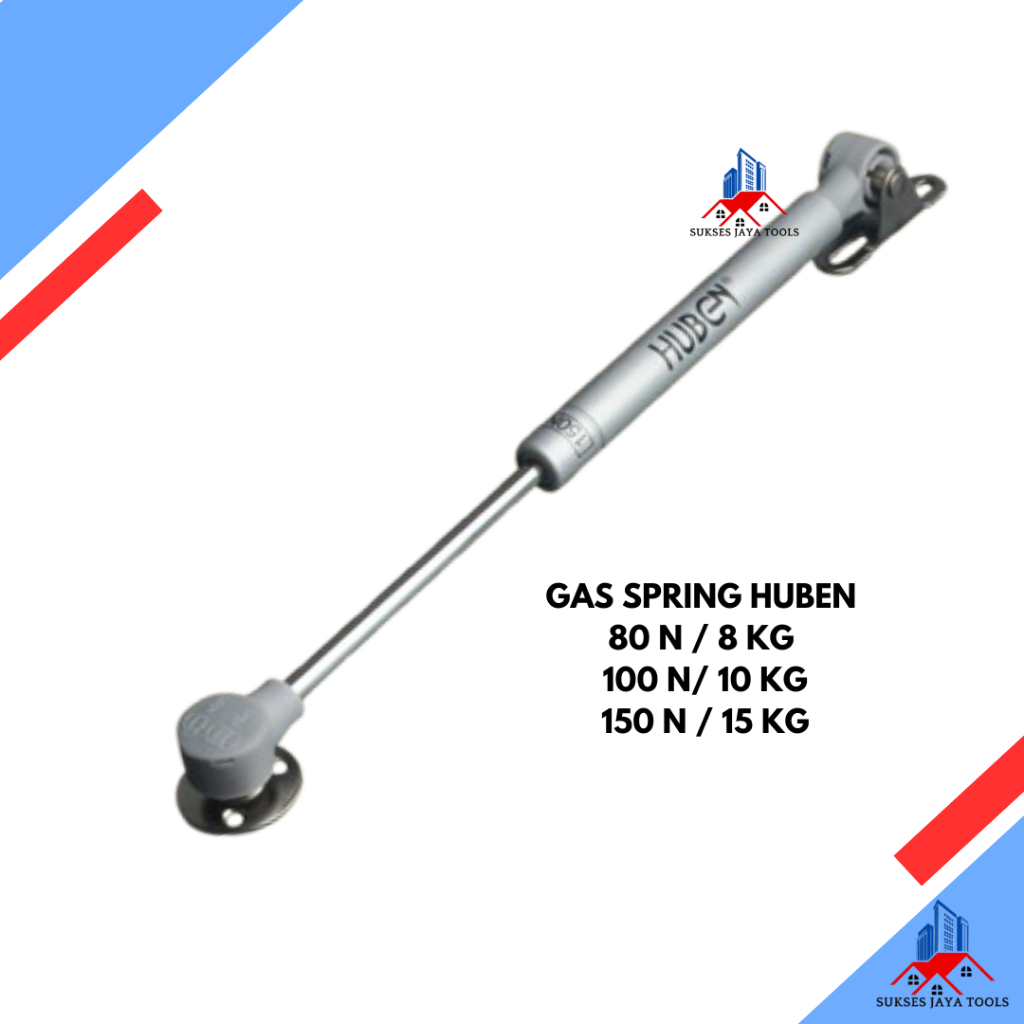 Jual Gas Spring Hidrolik Huben - Pegas Gas Furniture 80N/ 100N/ 150N ...