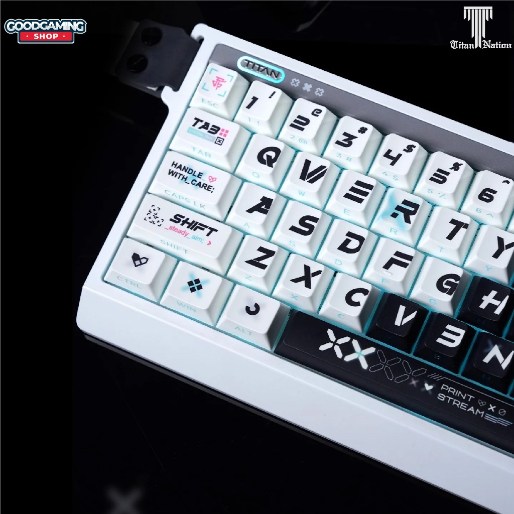 Jual TITAN NATION Printstream Girl PBT+PC Cherry Profile DYE SUB 73 ...