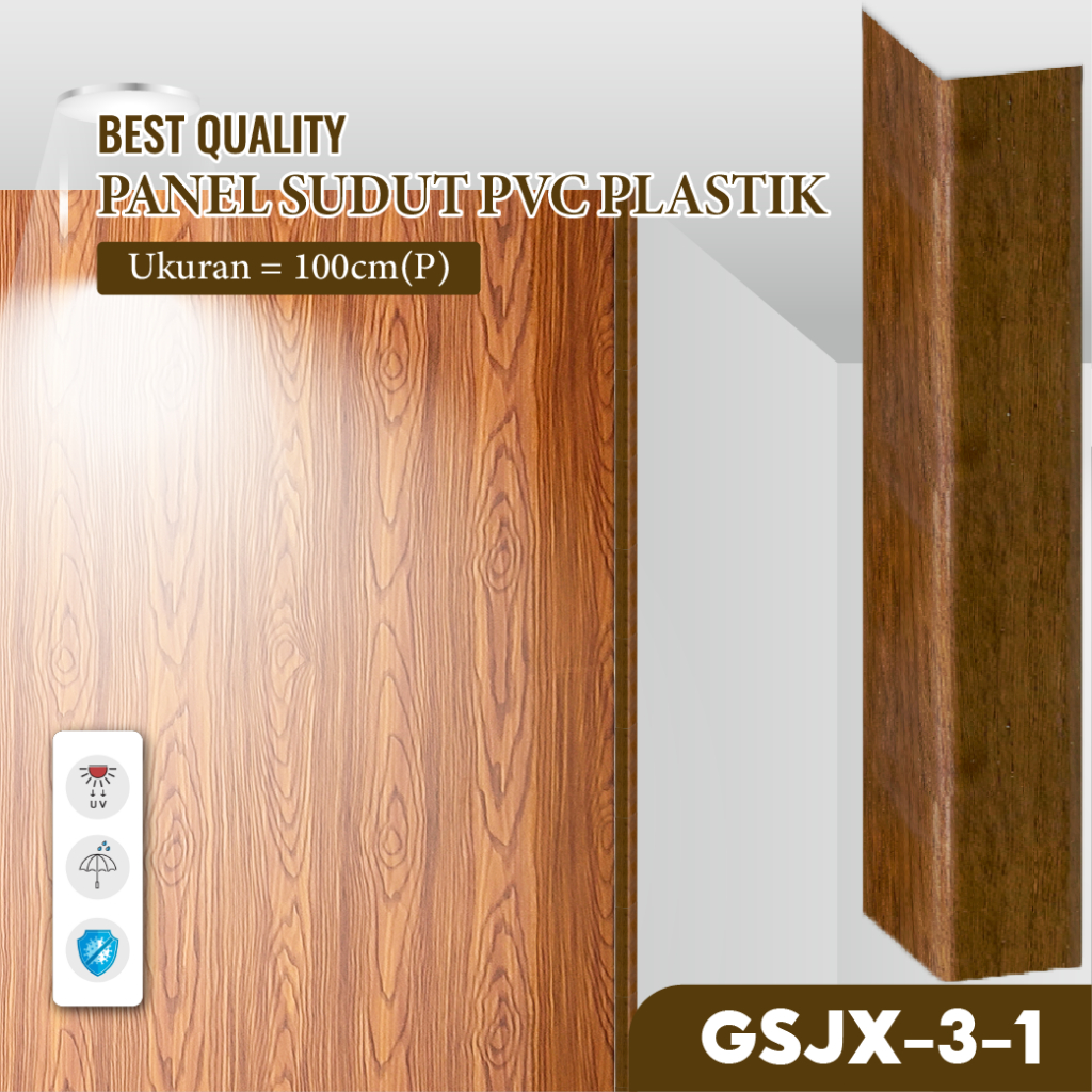 Jual LIST SUDUT SIKU L WPC WALLPANEL/ LIST PENUTUP WPC PER BATANG LIS ...