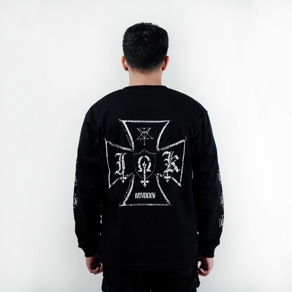 Jual IRISH KELLY Longsleeve Black T-Shirt BCI Hydro Cotton 20s IRON ...