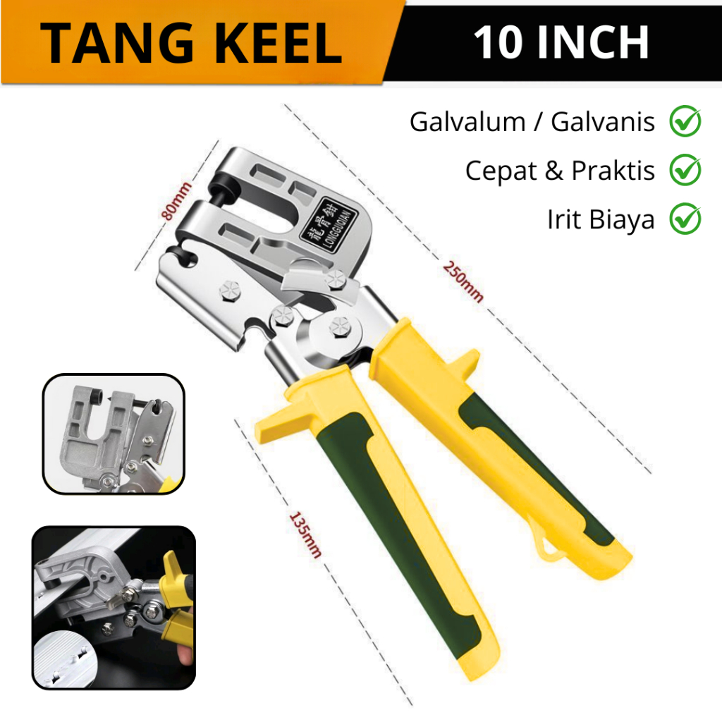 Jual Tang Sambung Baja Ringan Uk 10 INCH Stud Crimper Besi Hollow ...