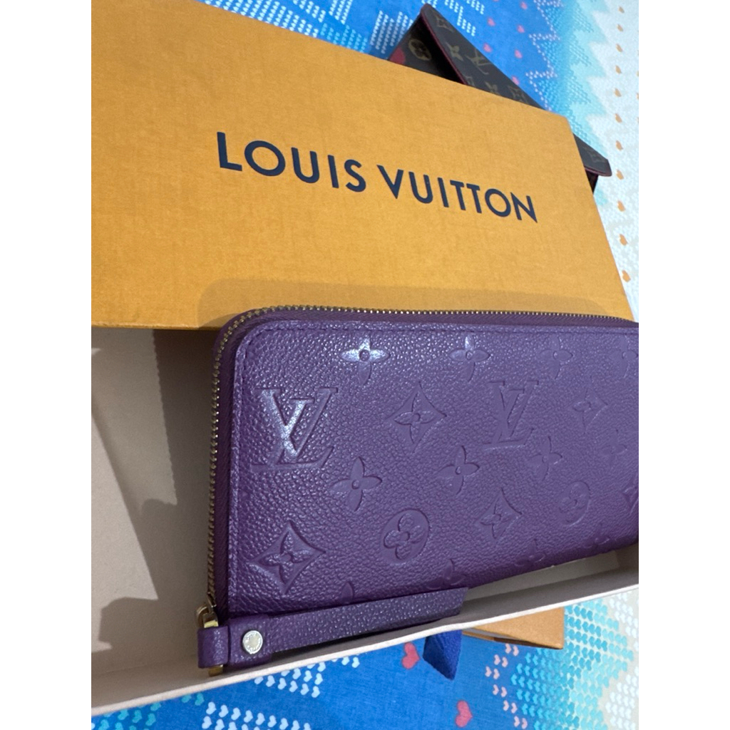 Jual dompet lv second mono leather waller lv wallet dompet second ...