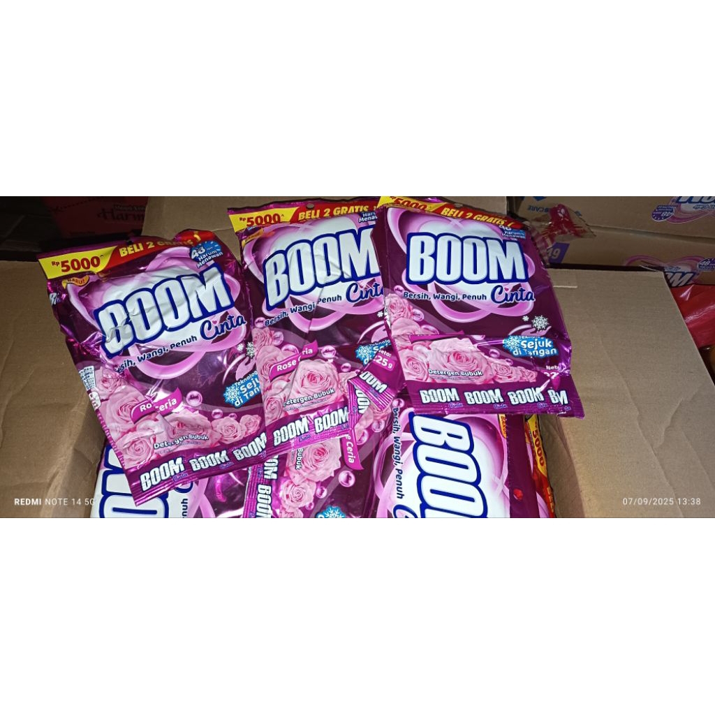 Jual detergen boom bubuk beli 2 gratis 1 | Shopee Indonesia