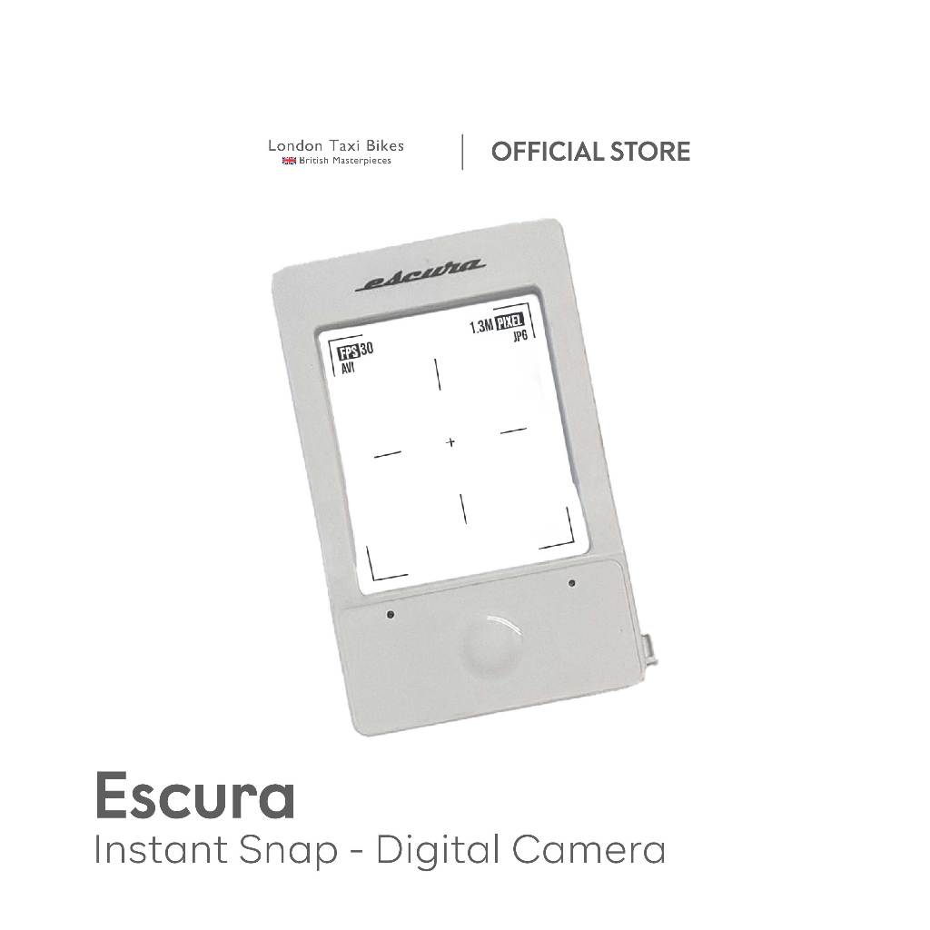 Jual Escura - Instant Snap Digital Camera - White | Shopee Indonesia