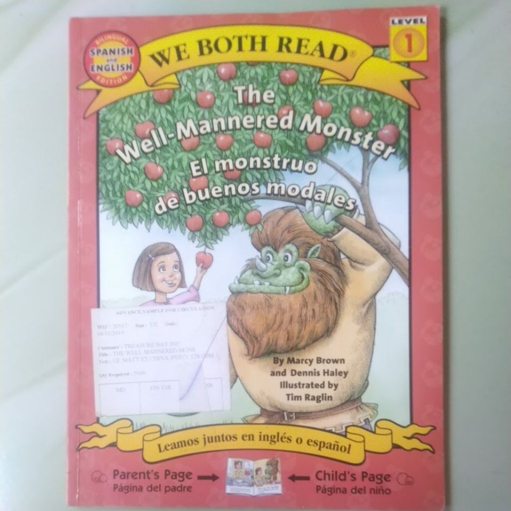 Jual Buku Anak We Both Ready Level 1 The well-Mannered Monster El ...