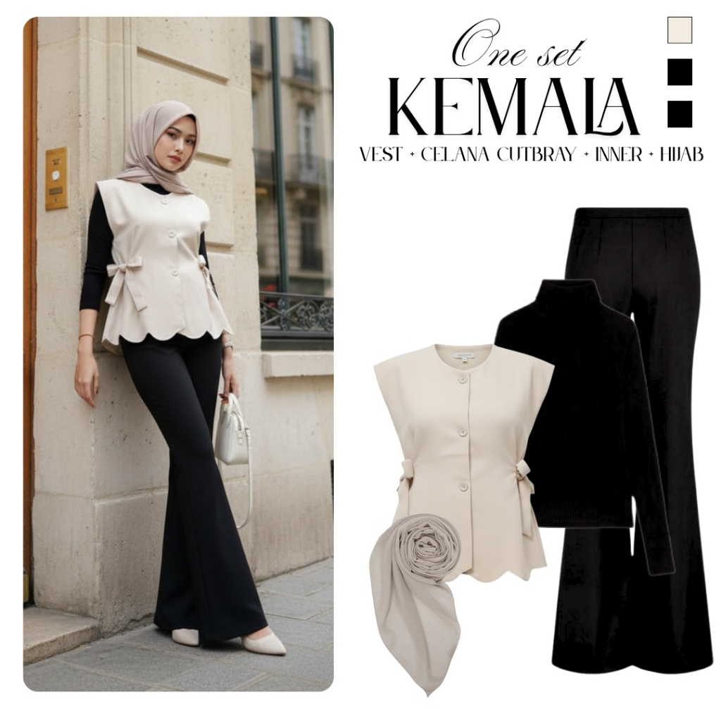 Jual Racun Shopee 4in1 Korean Style Hijab Set Sale ( Vest Cherish ...