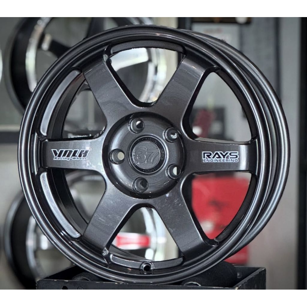 Jual velg te37 r17 lebar 8 pcd 5X114,3 velg mobil r17 velg racing ring ...