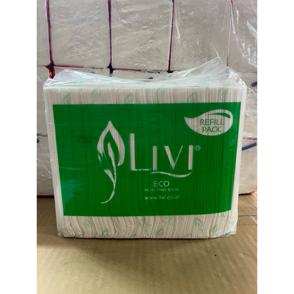 Jual Tissue Livi Refill Pack. Tissue Wajah Halus Lembut . Livi Eco ...