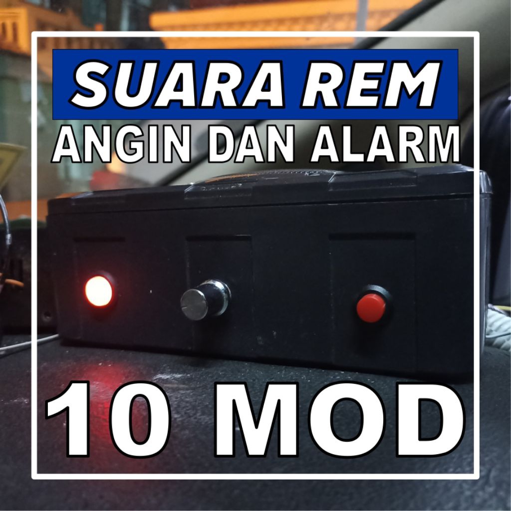 Jual MODUL SUARA REM ANGIN MOBIL BUS TRUK DAN ALARM 12/24 Volt | Shopee ...