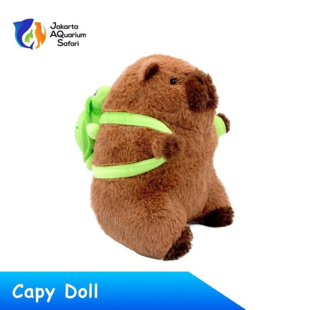 Jual Jakarta Aquarium Safari - Boneka Capybara With Bag | Shopee Indonesia