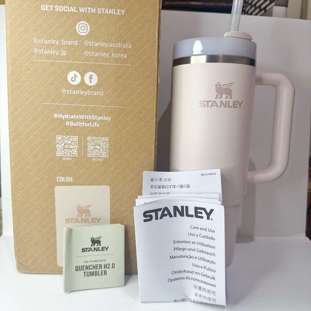 Jual Stanley Quencher H2.0 Tumbler Rose Quartz 2.0 30 Oz | Shopee Indonesia