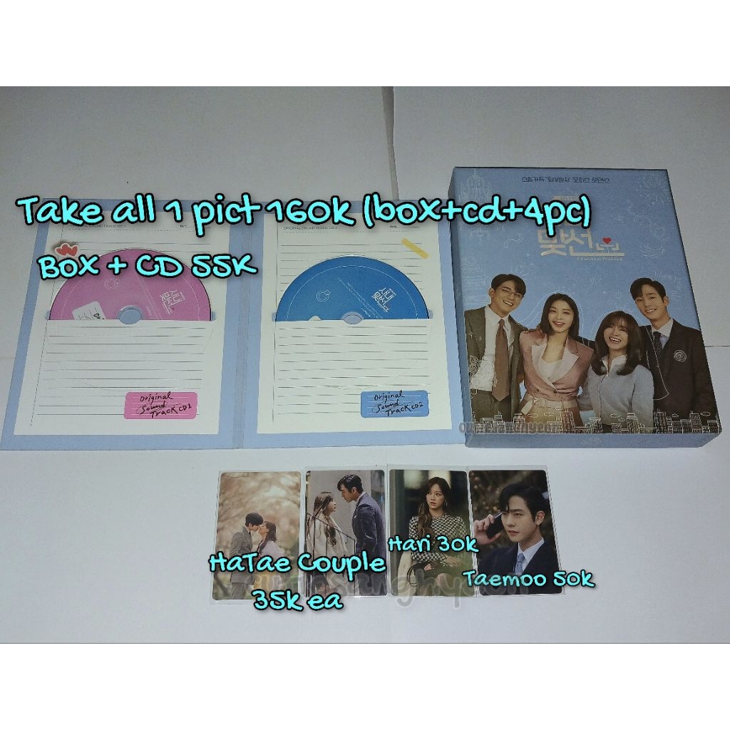 Jual Album OST dan CD BOX Business Proposal Shin Hari Kim Se Jeong dan ...