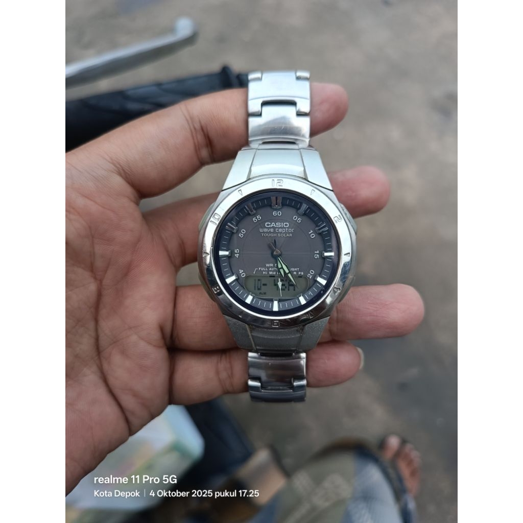 Jual Casio Wave Ceptor WVA400 Tough Solar Original (unit langka ...
