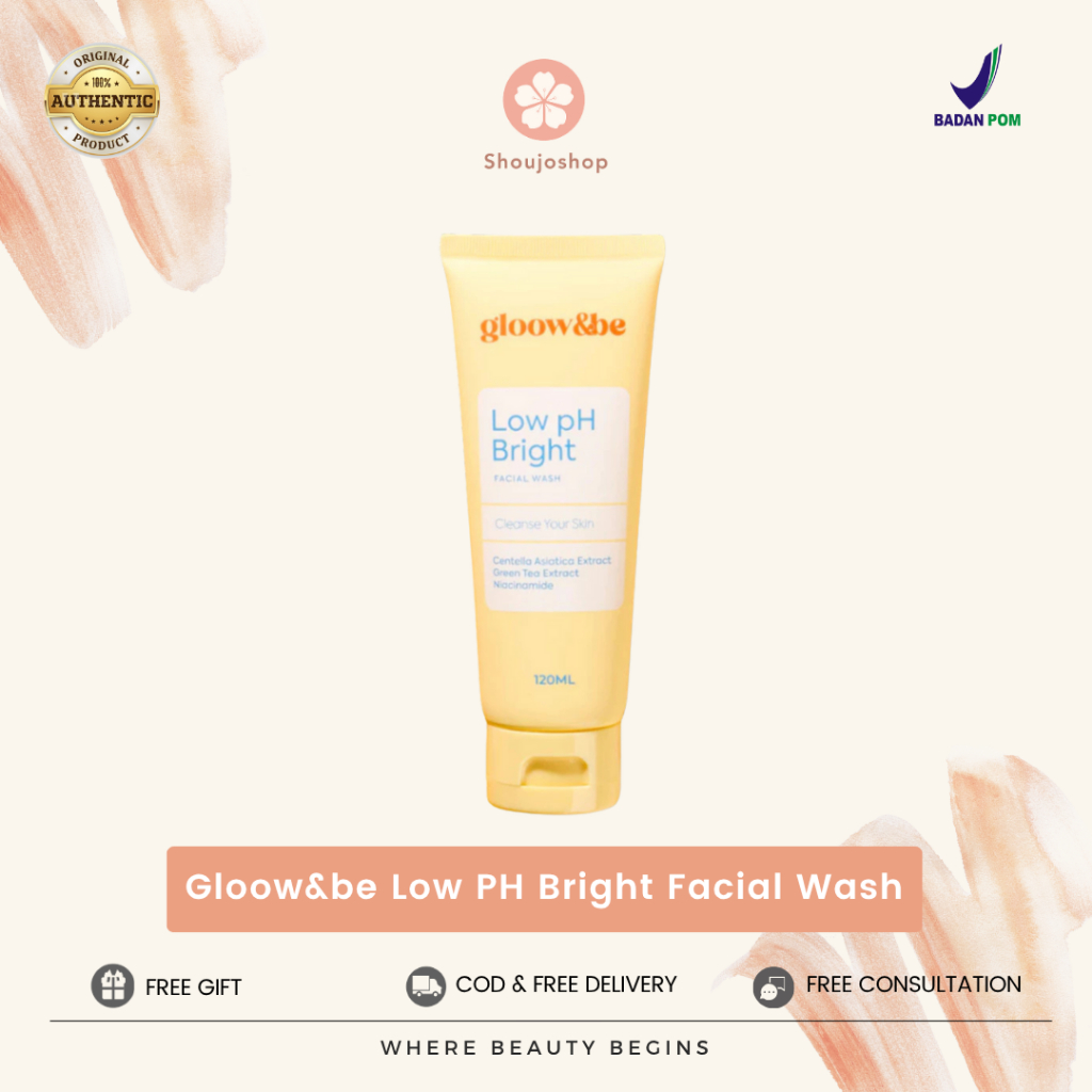 Jual Gloow&be Low PH Bright Facial Wash 120ML | Shopee Indonesia