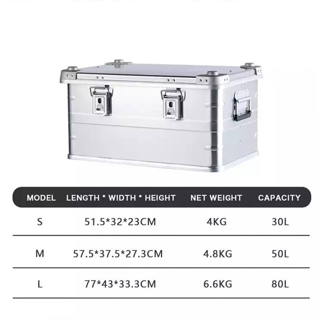 Jual Consina Aluminium Box Alat Camping Outdoor Fishing Campervan ...