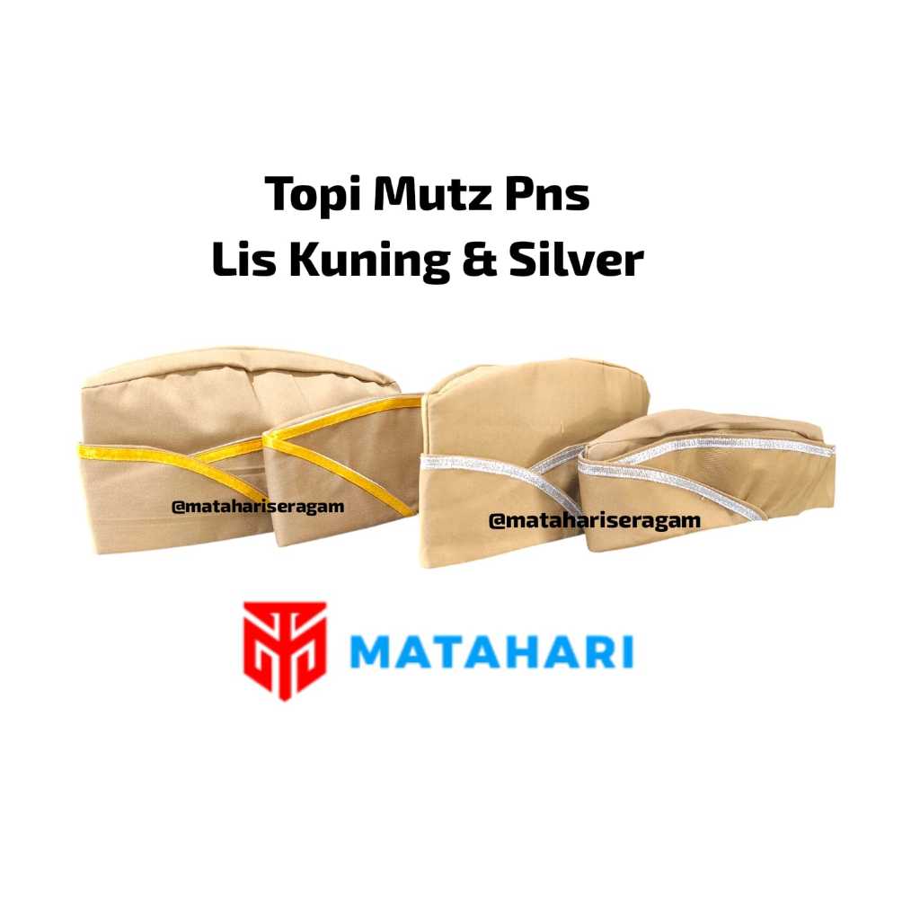 Jual READY Topi Mutz Pns / Pegawai / Veteran / Topi ASN / Topi PNS ...