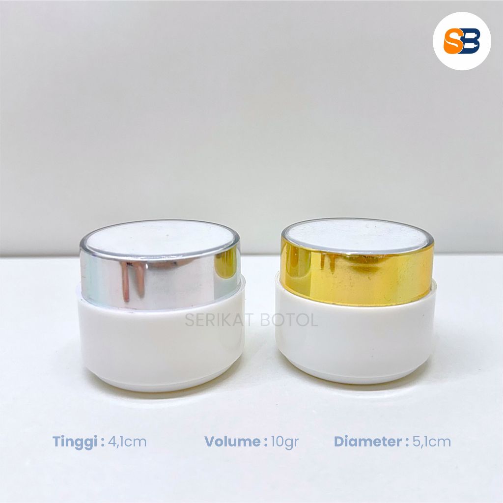 Jual POT CREAM KIMURA 10GR/POT KIMURA PUTIH LIST SILVER/ POTCREAM ...