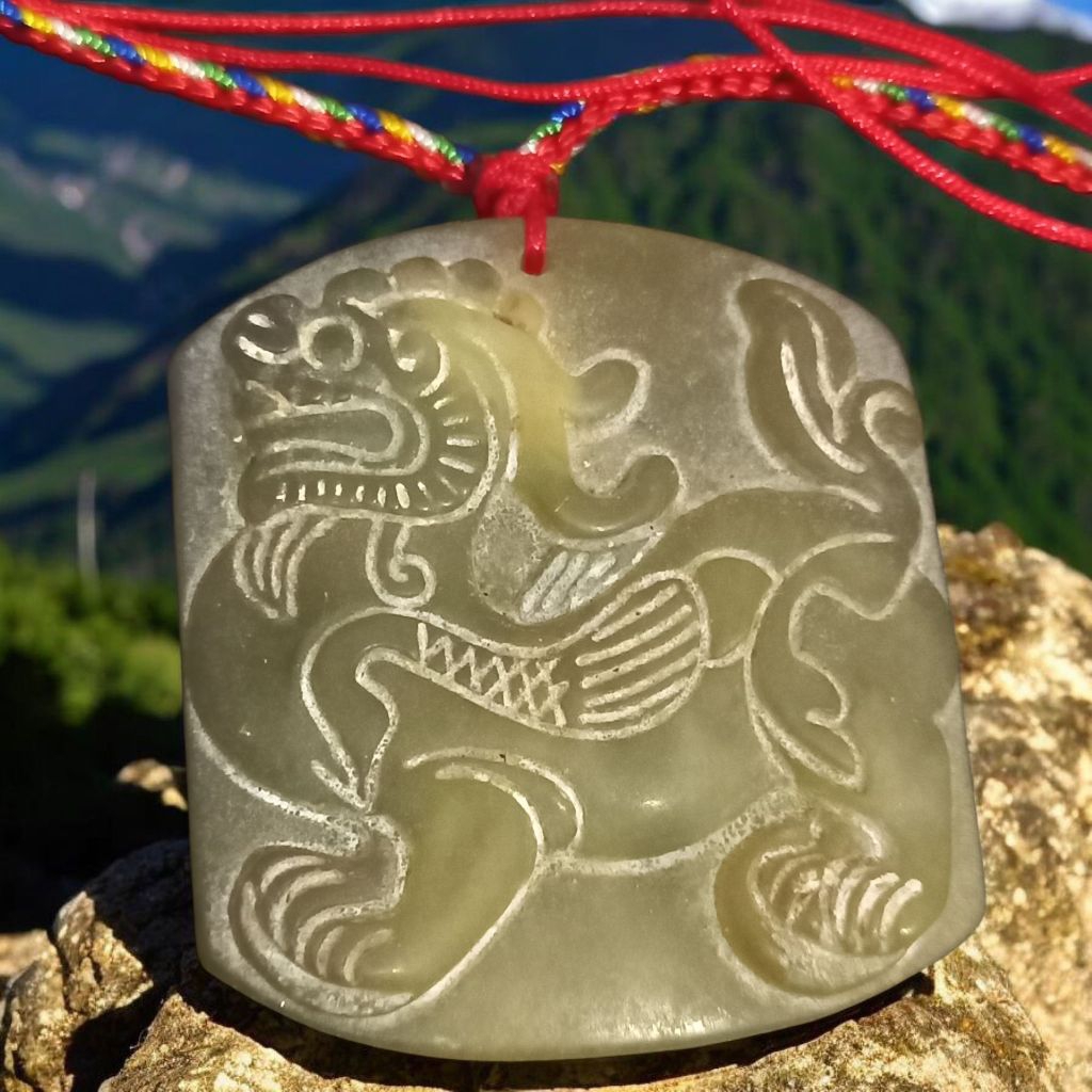 Jual kalung giok Phixiu Naga Tanduk Satu Jantan | Shopee Indonesia
