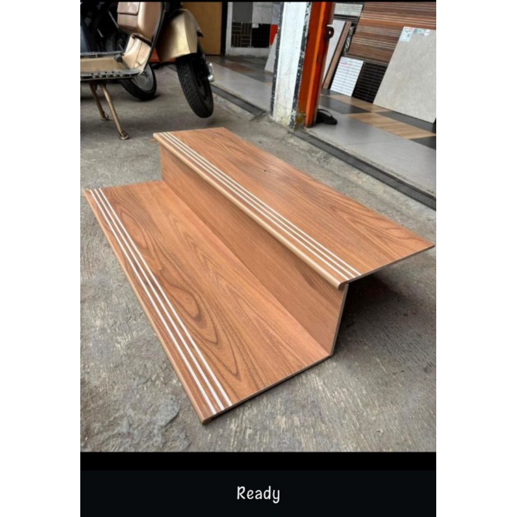 Jual GRANIT TRAP TANGGA STEP NOSING DOBEL BEVEL MOTIF OPICE WOOD 30X100 ...