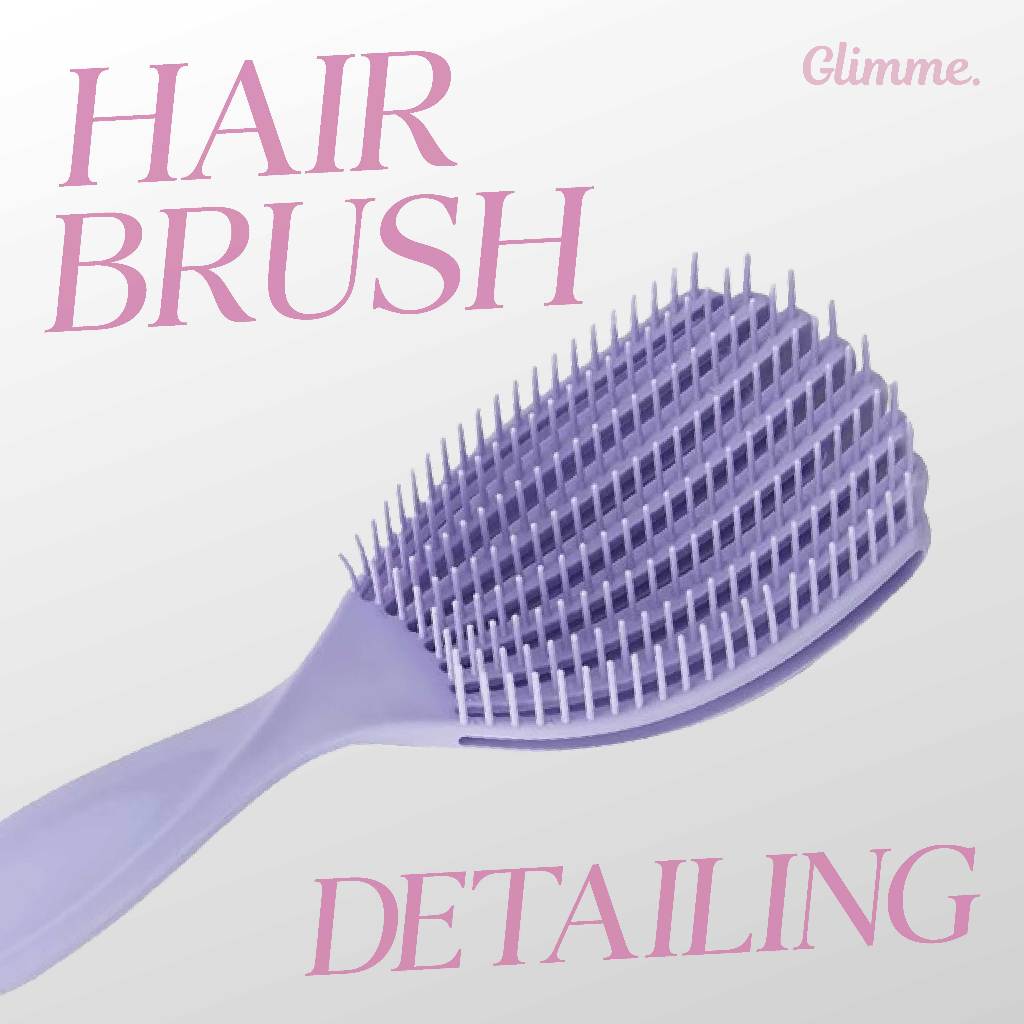 Jual Glimme Premium Detangling Brush – Sisir Anti Kusut & Kerontokan ...