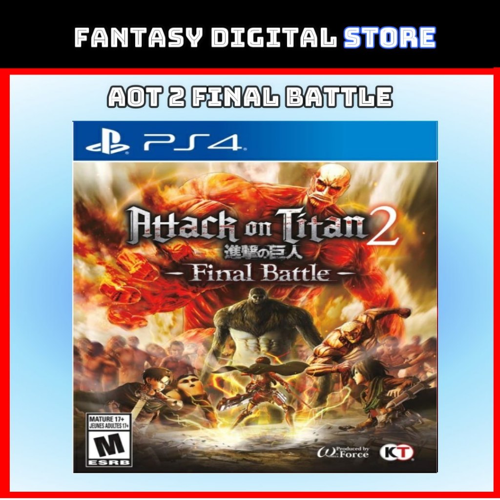 Jual A.O.T. 2 : Attack on Titan 2 Final Battle (English) PS4 PS5 ...