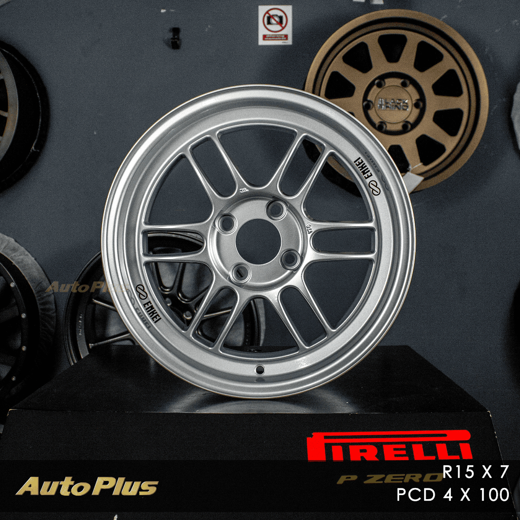 Jual VELG ENKEI RPF 1 RING 15 PCD 4x100 SILVER | Shopee Indonesia