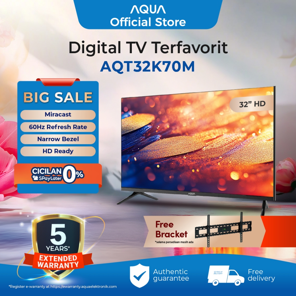 Jual [INSTANT] AQUA Elektronik TV AQT32K70M - Miracast - HD Ready ...