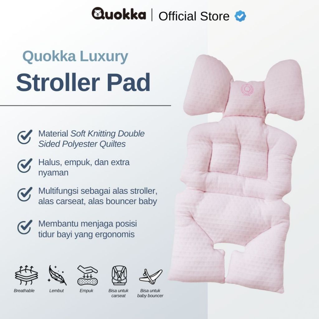 Jual QUOKKA LUXURY Stroller Pad Premium – Alas Duduk Bayi Nyaman ...