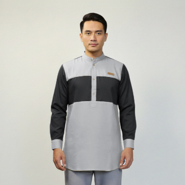 Jual Kemko Kemeja Koko Pria Lengan Panjang Manset Dewasa Katun Toyobo ...