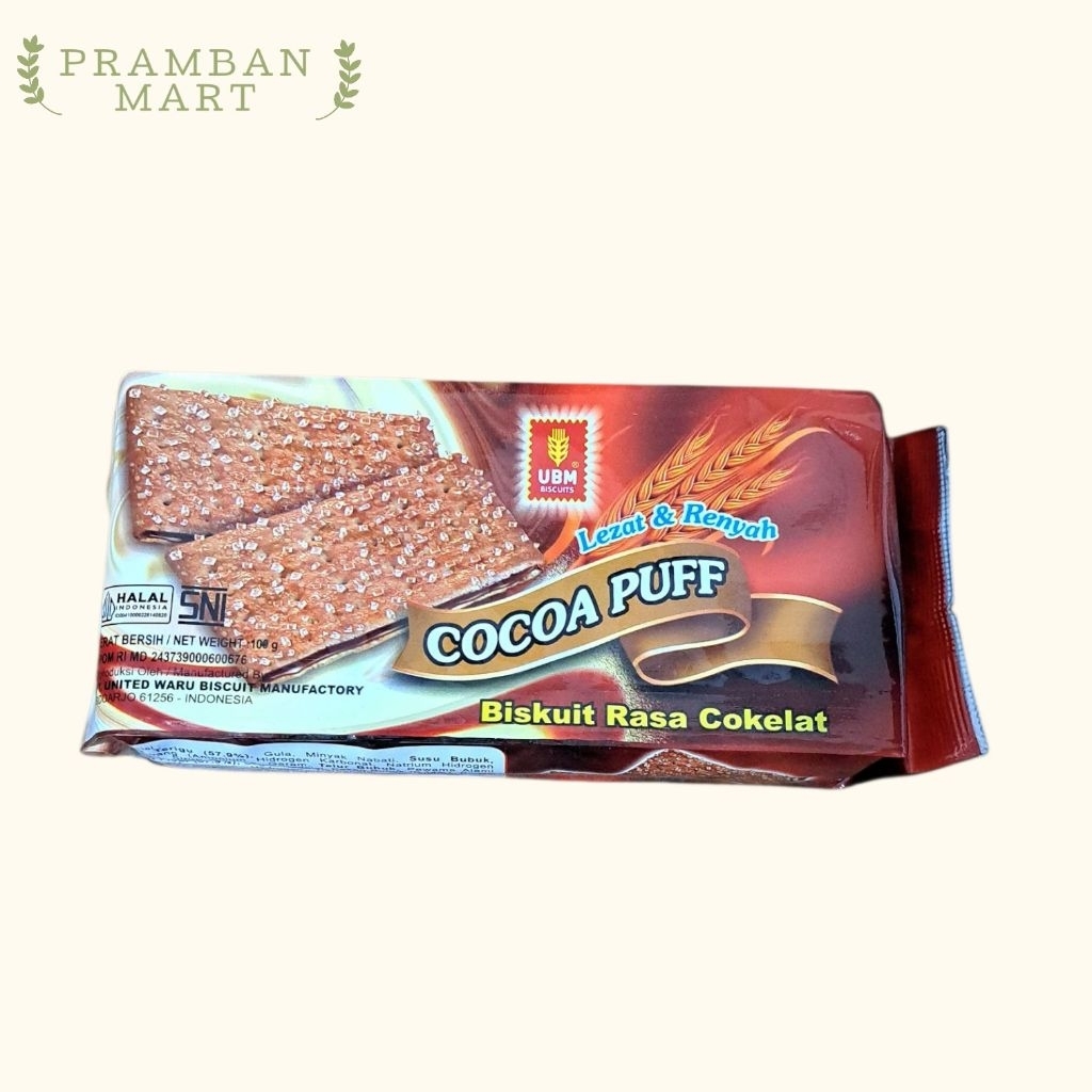 Jual BISKUIT UBM Cocoa Puff 100GR | Shopee Indonesia