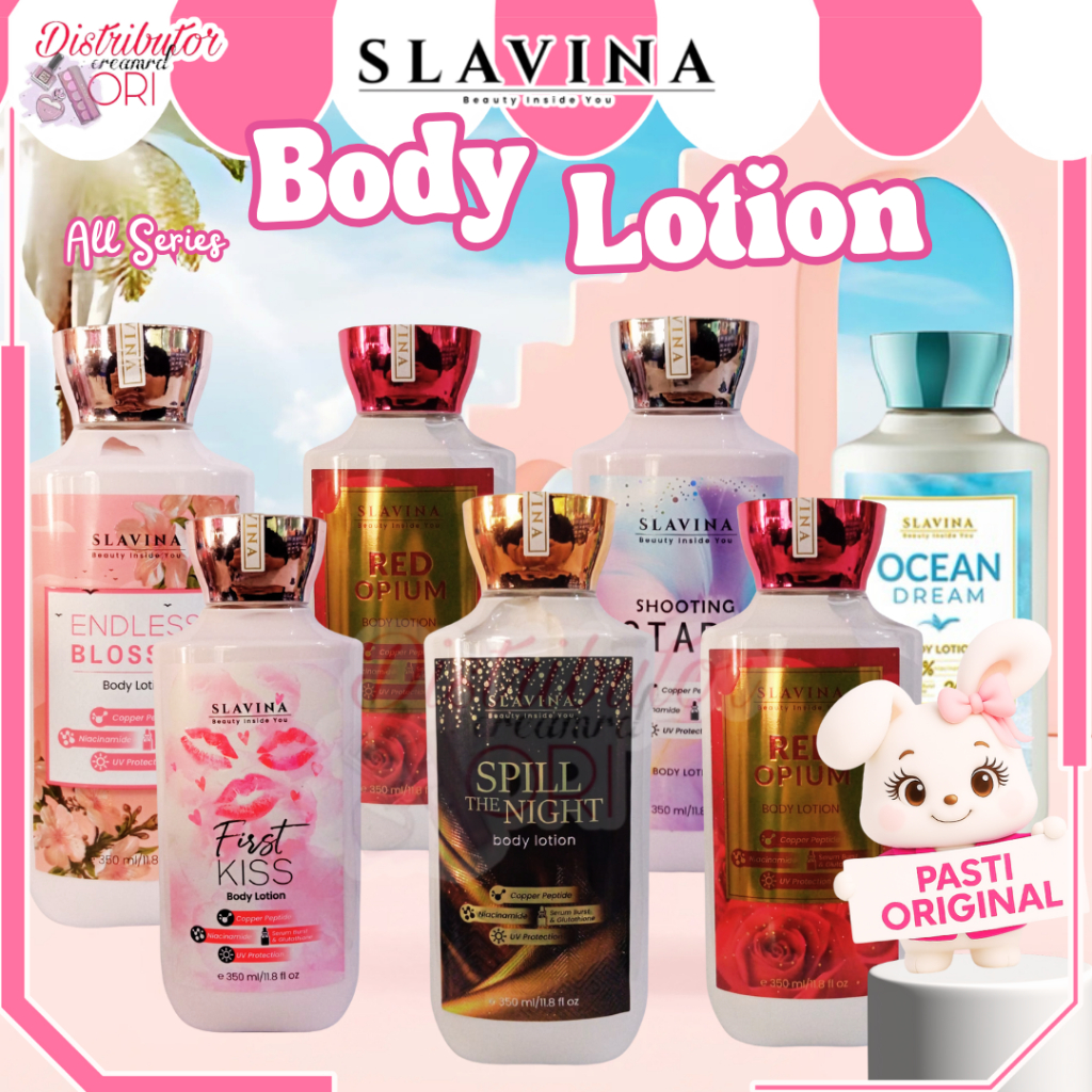 Jual SLAVINA Body Lotion All series by Nagita Slavina | 350ml | Lotion ...