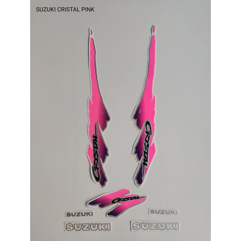 Jual striping sticker lis decal standar ori suzuki crystal | Shopee ...