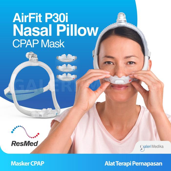 Jual Ready ResMed AirFit P30i Nasal Pillow CPAP Mask - Masker CPAP ...