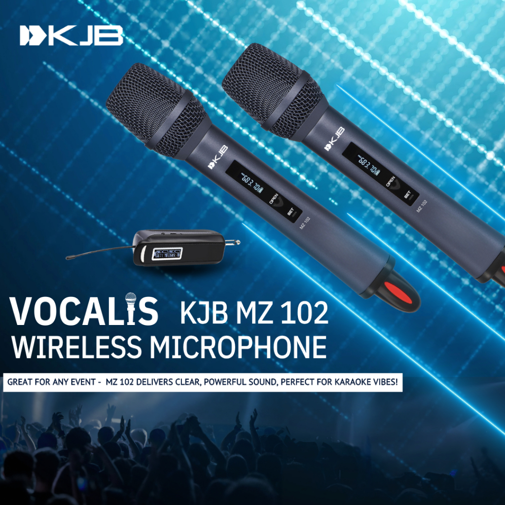 Jual KJB Wireless MIcrophone KJBMZ-101 | Shopee Indonesia