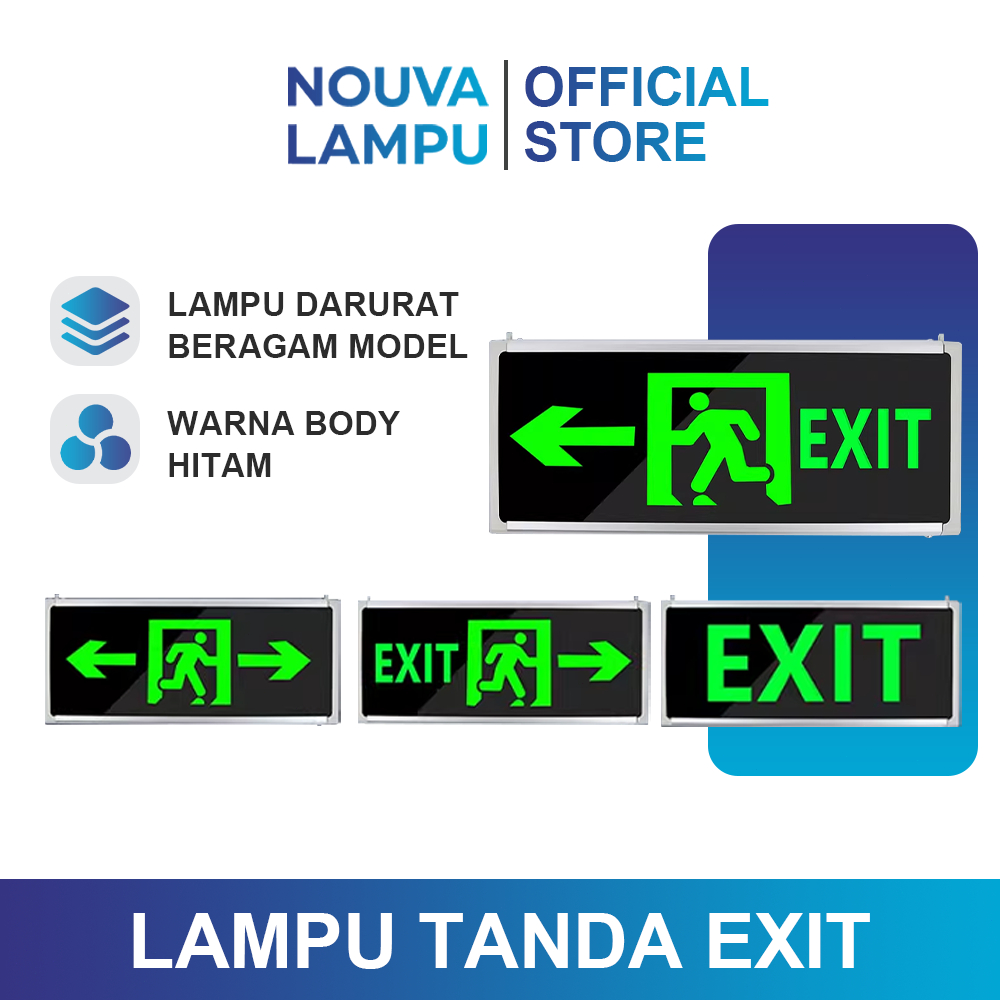 Jual Lampu Emergency Exit LED & Tanda Tangga - Lampu Darurat Kebakaran ...