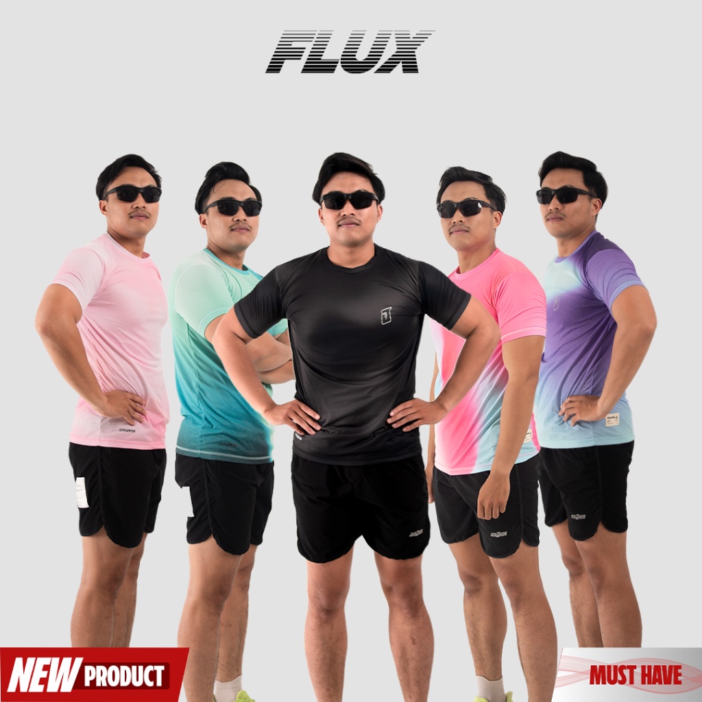 Jual Jerjhon Jersey Olahraga Unisex Short Sleeve - Flux Series | Shopee ...