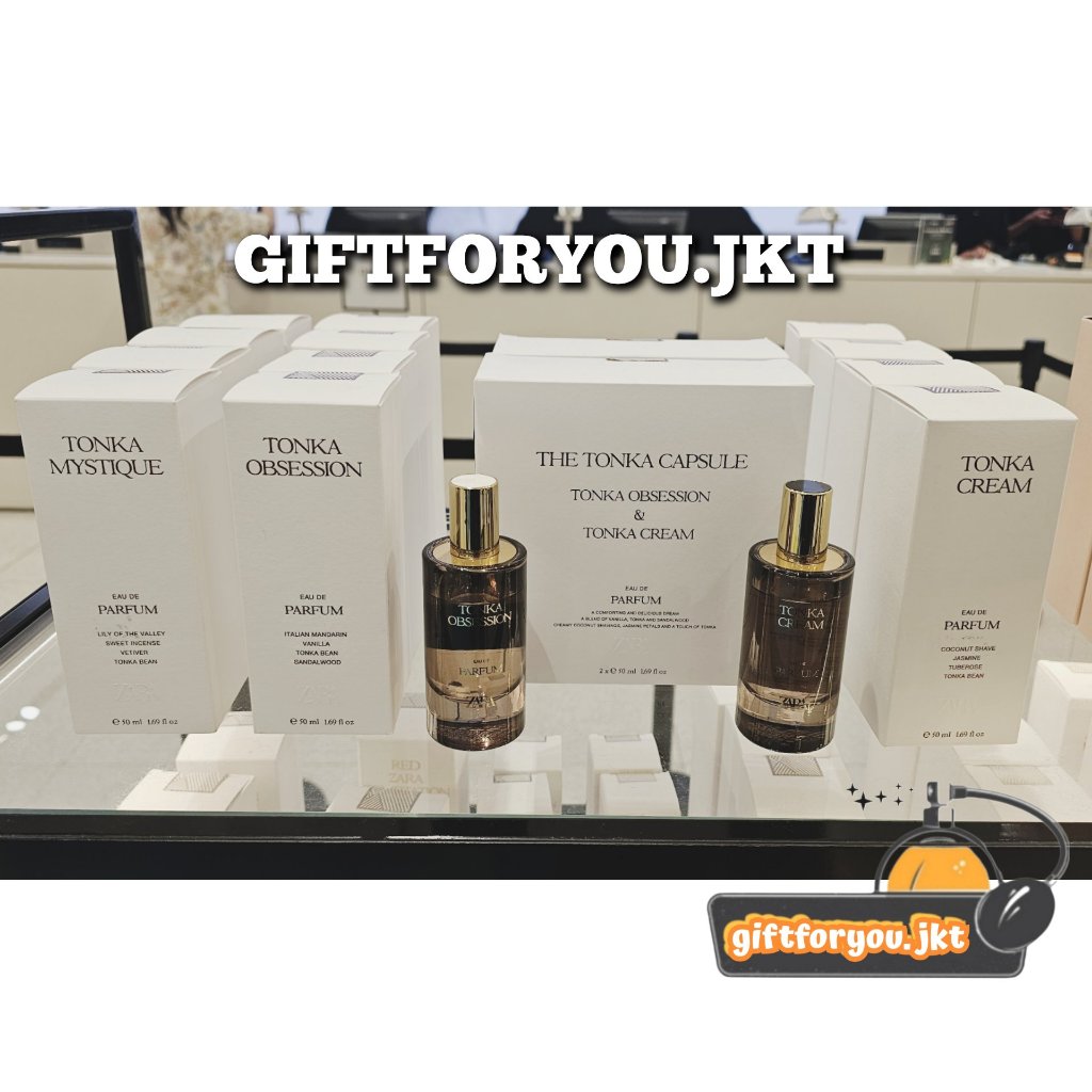 Jual Parfum Zara Tonka Series Original 50 ml EDP The Tonka Capsule ...