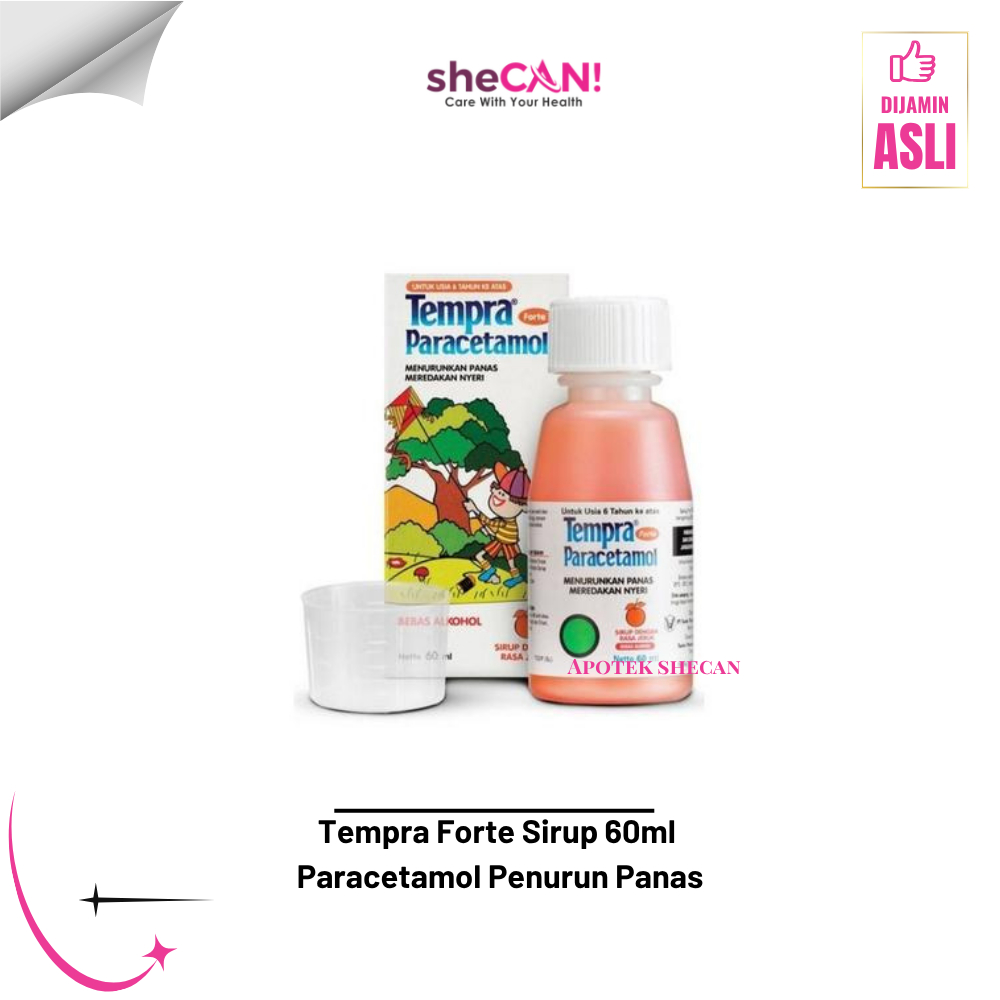 Jual TEMPRA FORTE Sirup 60ml - Obat Syrup Demam Paracetamol Penurun ...