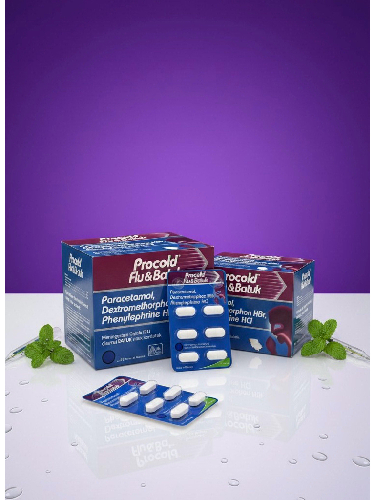 Jual PROCOLD FLU BATUK PE - 1 Box isi 24 Blister @6 tablet | Shopee ...