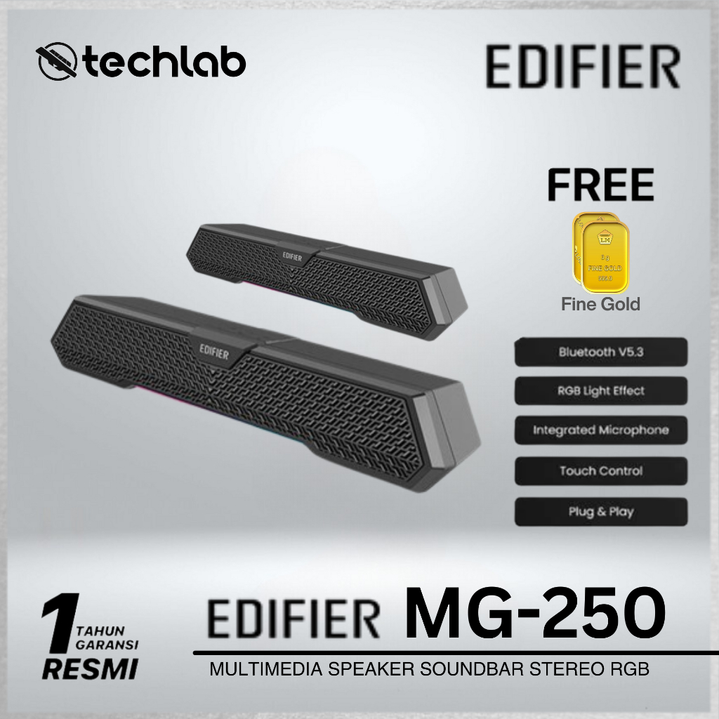 Jual Edifier MG250 / MG-250 Multimedia Speaker Soundbar Mini RGB Light ...