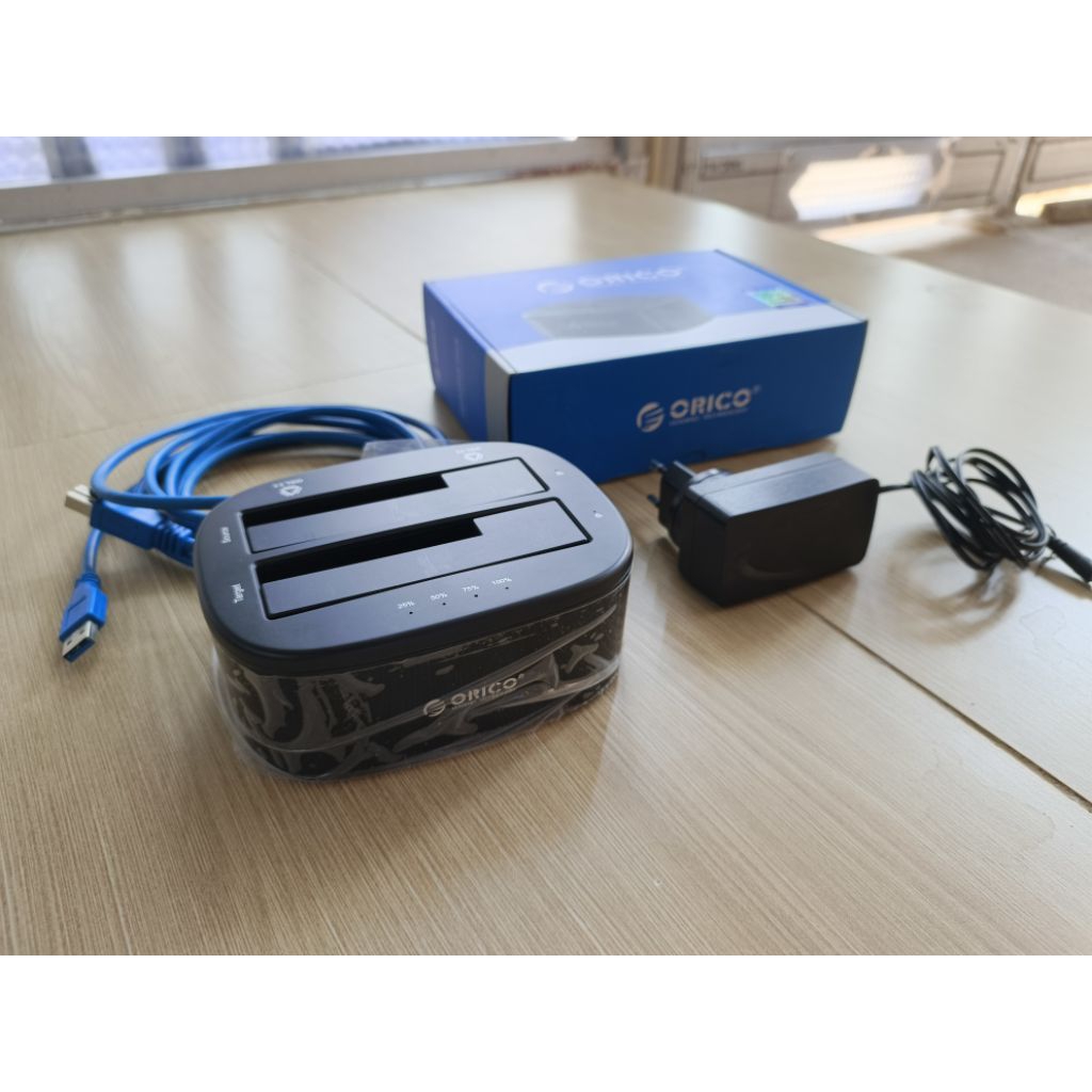 Jual ORICO 6228US3 HDD SSD Hard Drive Docking Station Hardisk 6228 dual ...