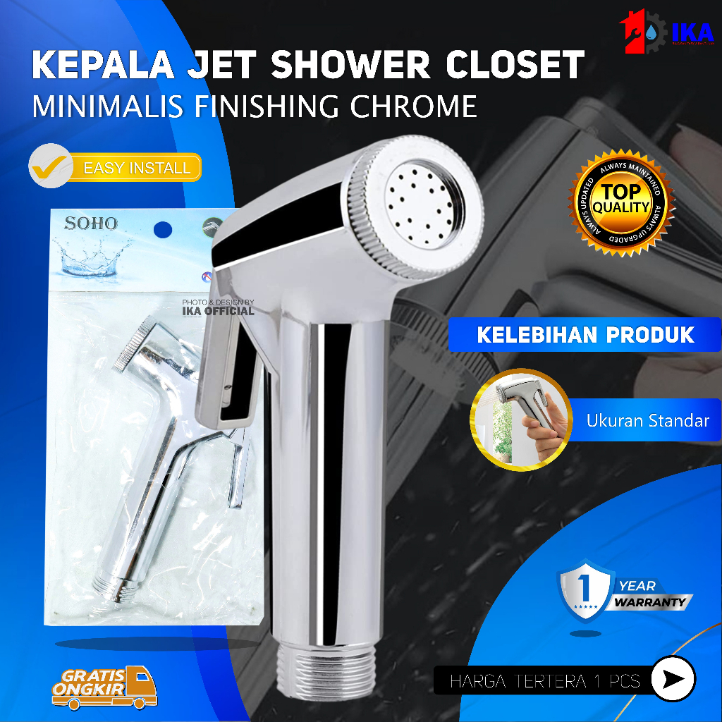 Jual Tahan Karat 1 Set Jet Shower Closet Jet Shower Kamar Mandi Kran ...