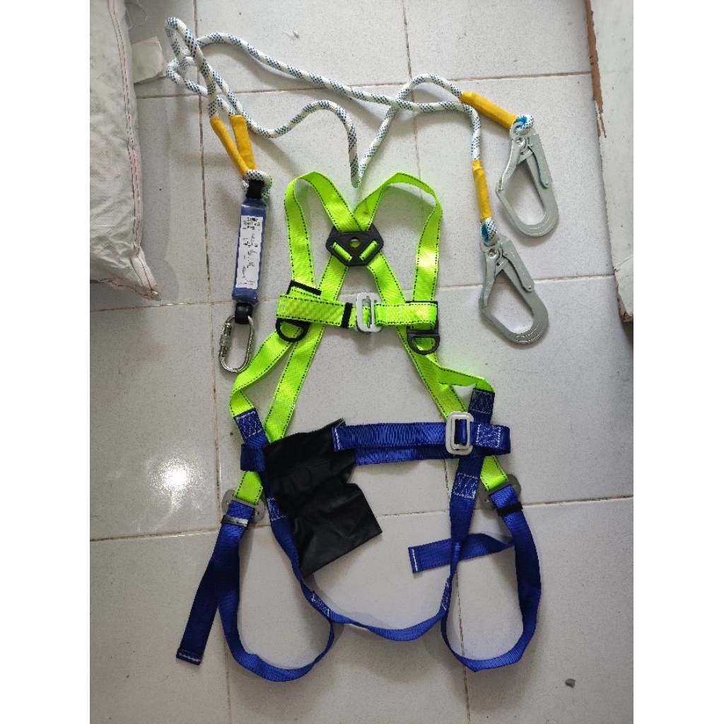 Jual Body harness double hook + absorber | Shopee Indonesia