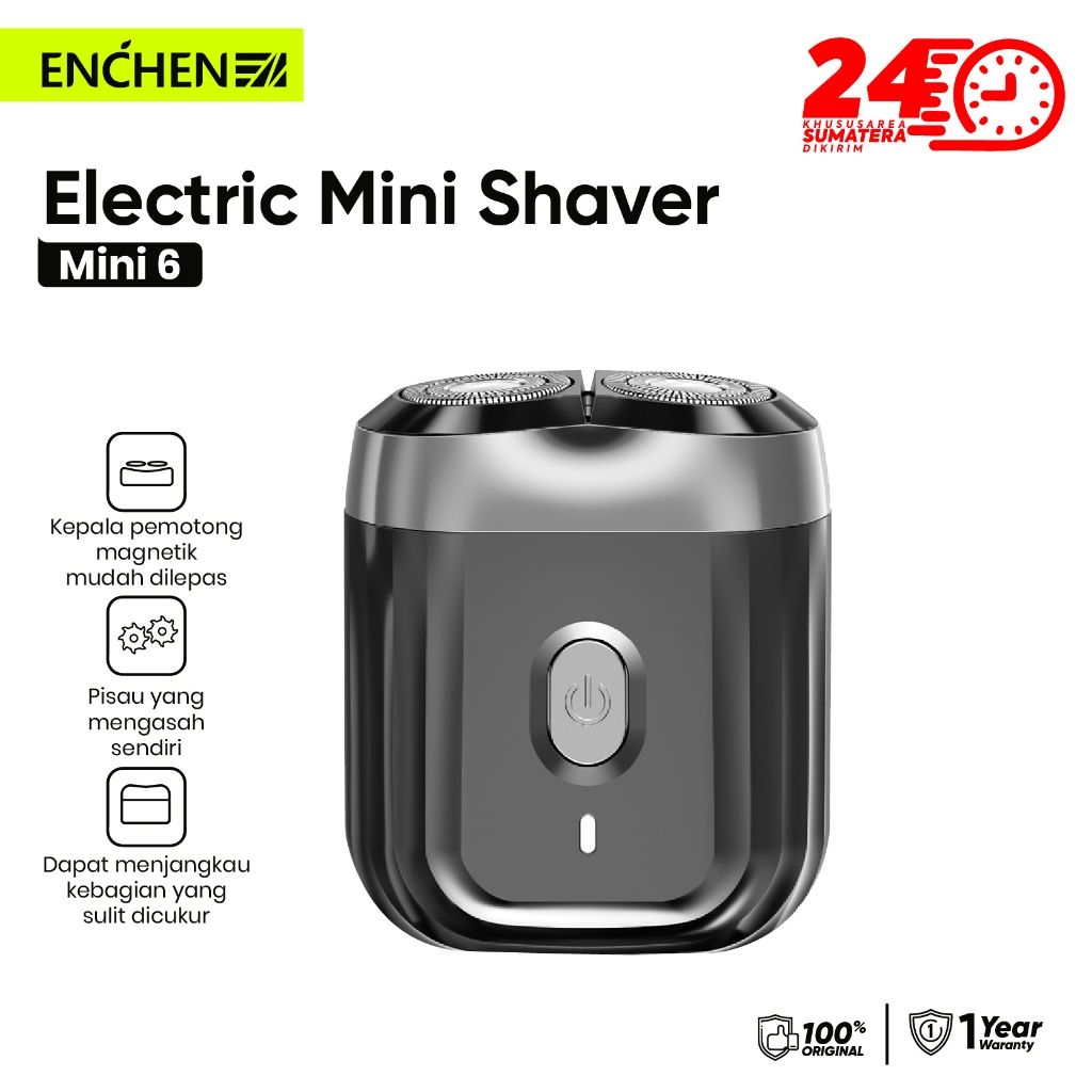 Jual Enchen Mini 6 Portable Mini Shaver Alat Cukur Jenggot Elektrik ...