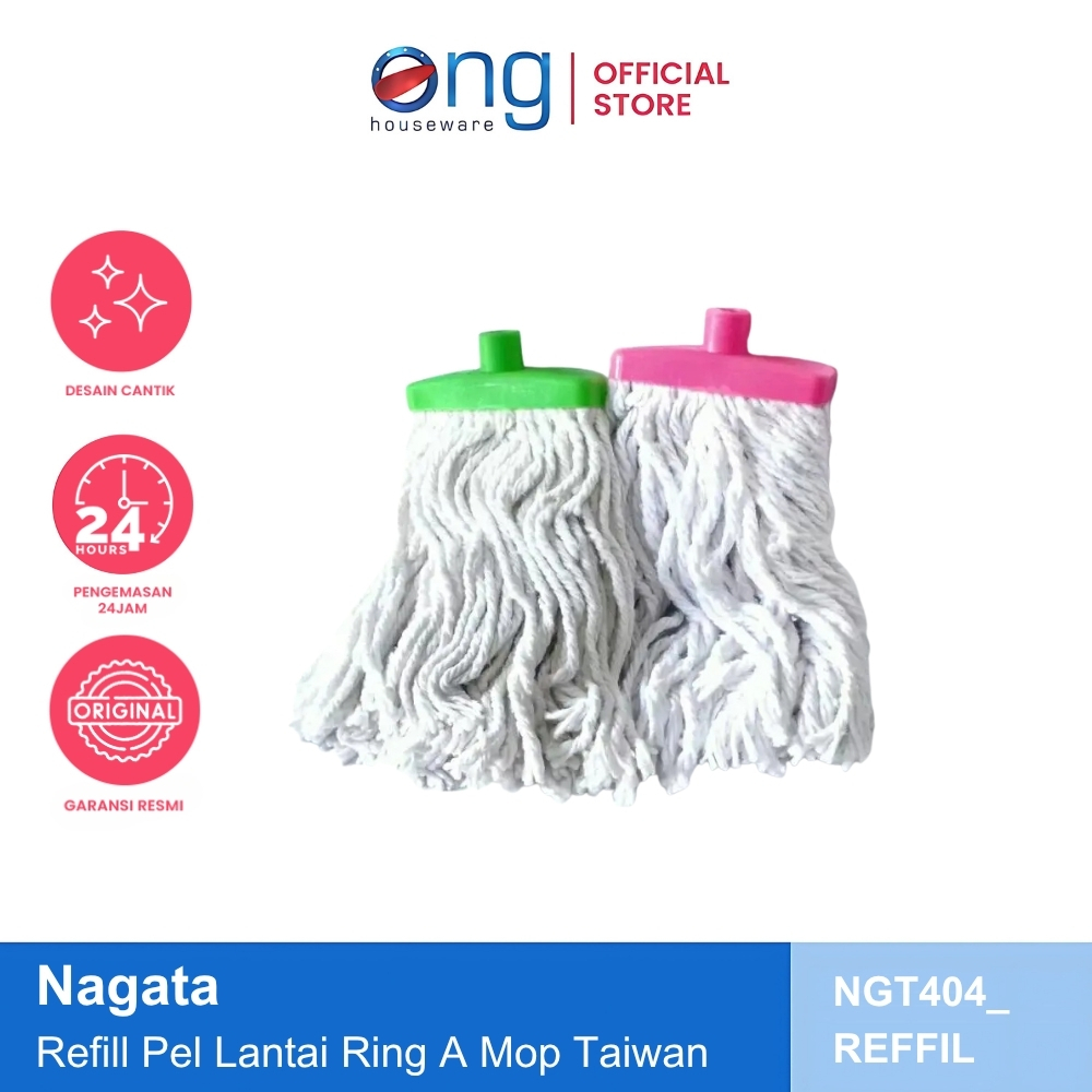 Jual Ong Houseware - Refill Pel Lantai Nagata Ring A Mop Taiwan NGT404 ...