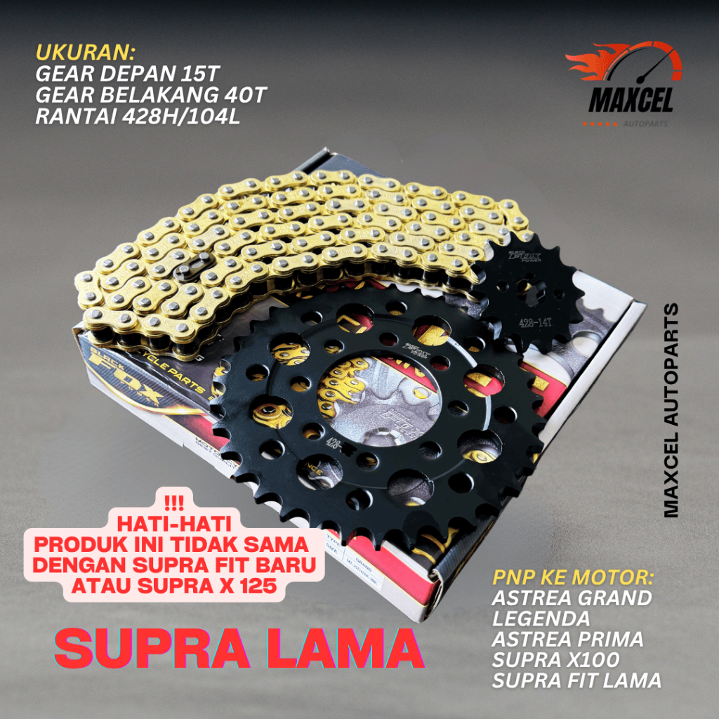 Jual GEAR GIR SET PAKET SUPRA SUPRA X 100 SUPRA FIT LAMA LEGENDA ASTREA ...
