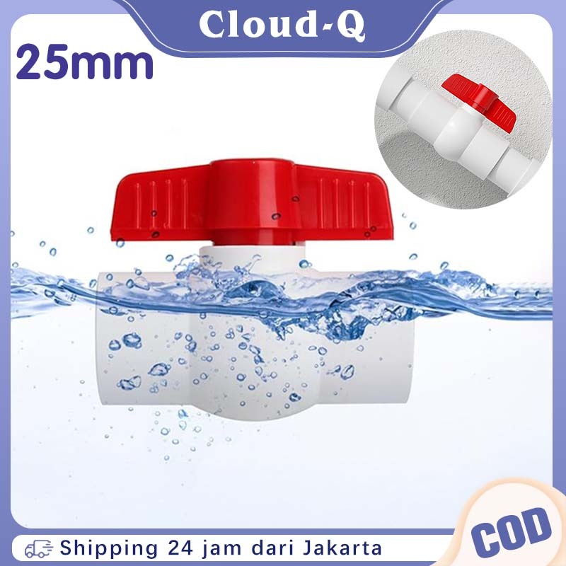Jual 25mm Stop Kran Keran by / Valve Pipa Pipe U-PVC / Stop Kran Pvc ...