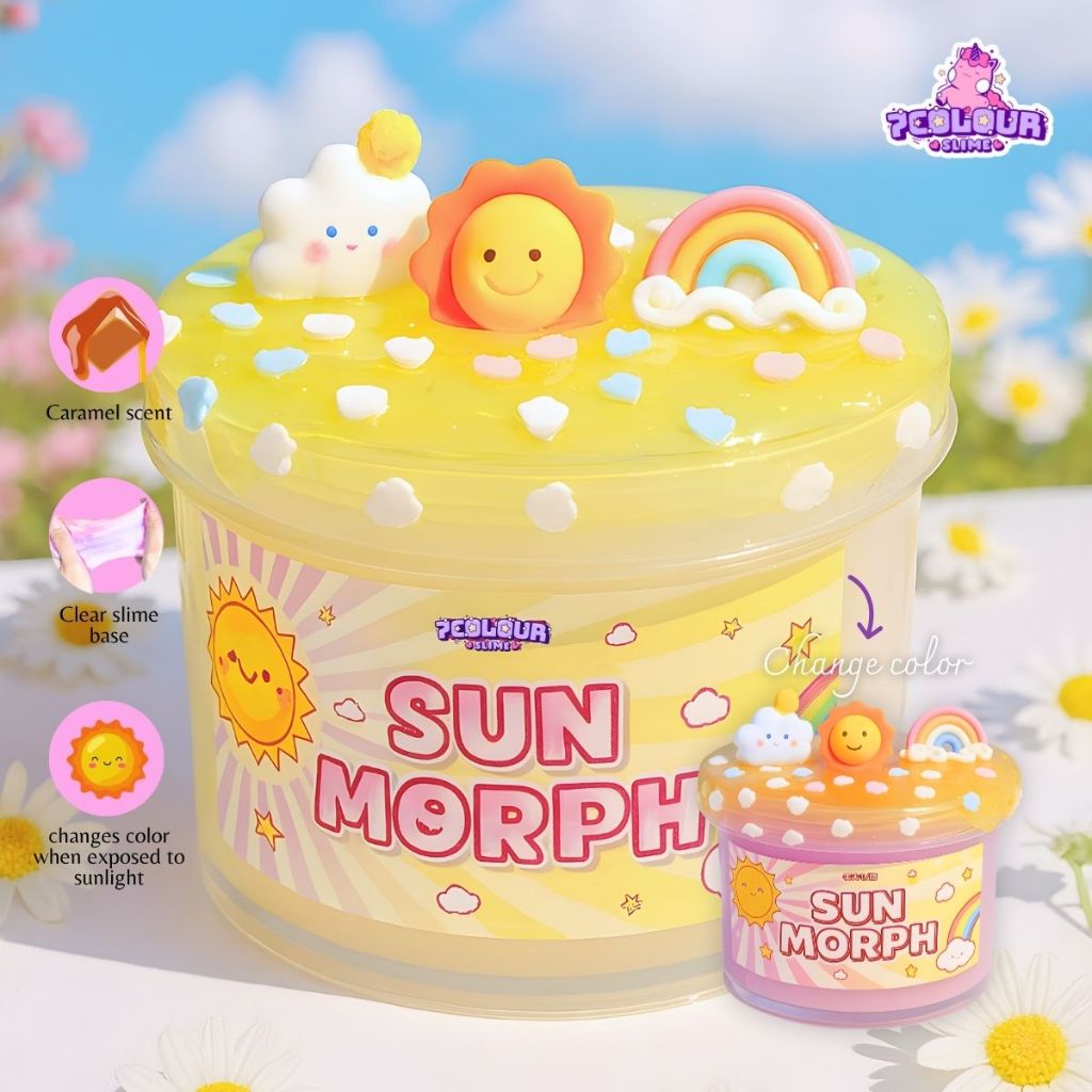 Jual Sun Morph || 7 Colour Slime || Colour Changing Slime | Shopee ...